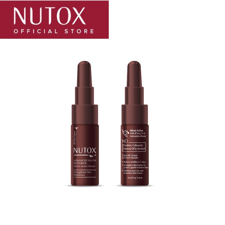 [GWP] Nutox Advanced Youth Restoring Micro Active Serum 7ml | Shopee ...