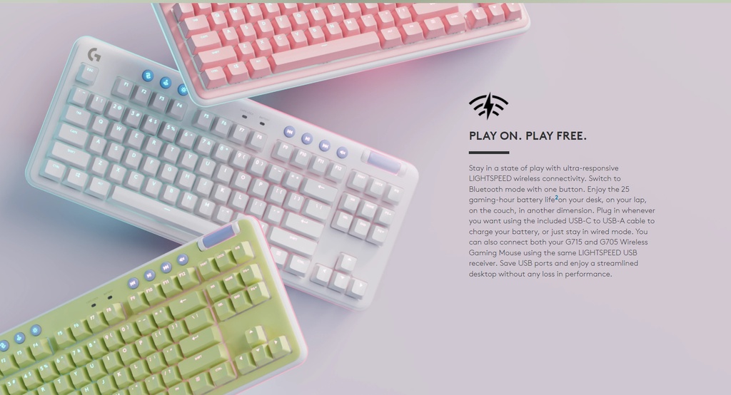 Logitech G715 Wireless Gaming Keyboard | Shopee Malaysia