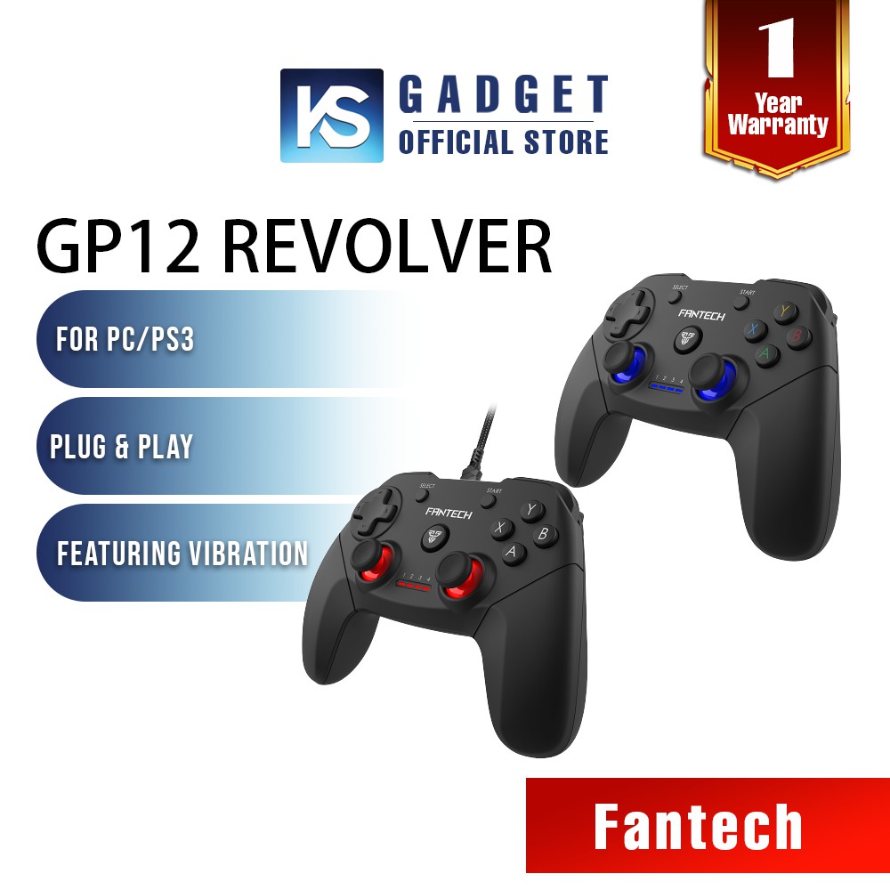 [READY STOCK]FANTECH GP12 REVOLVER WIRED GAMING CONTROLLER FOR PC / PS3 ...