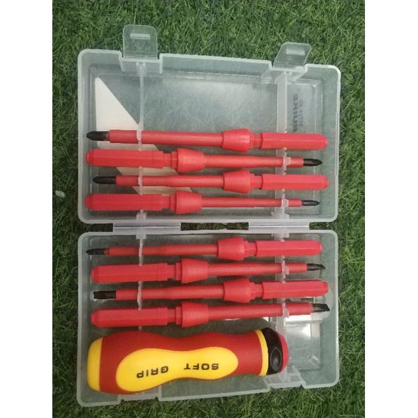 8 in1 Multi-Purpose Insulated magnetic Screwdriver Slotted+Phillips ...