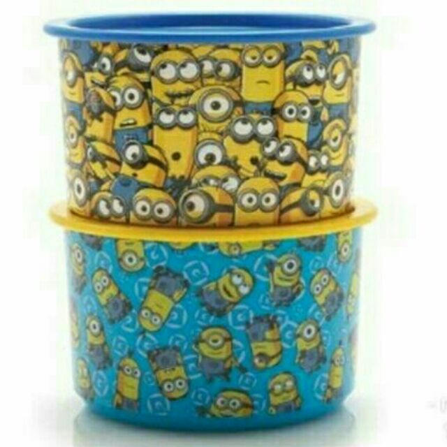 Tupperware Minion Giggle Canister 940ml (2pcs) | Shopee Malaysia