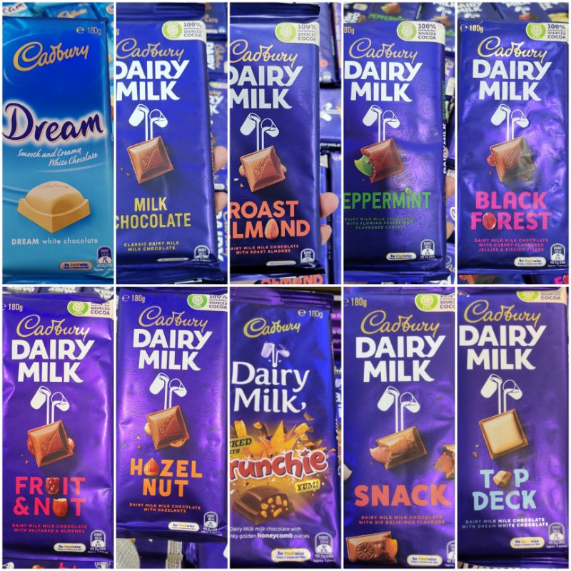 COKLAT CADBURY DAIRY MILK BAR (Import Australia) | Shopee Malaysia