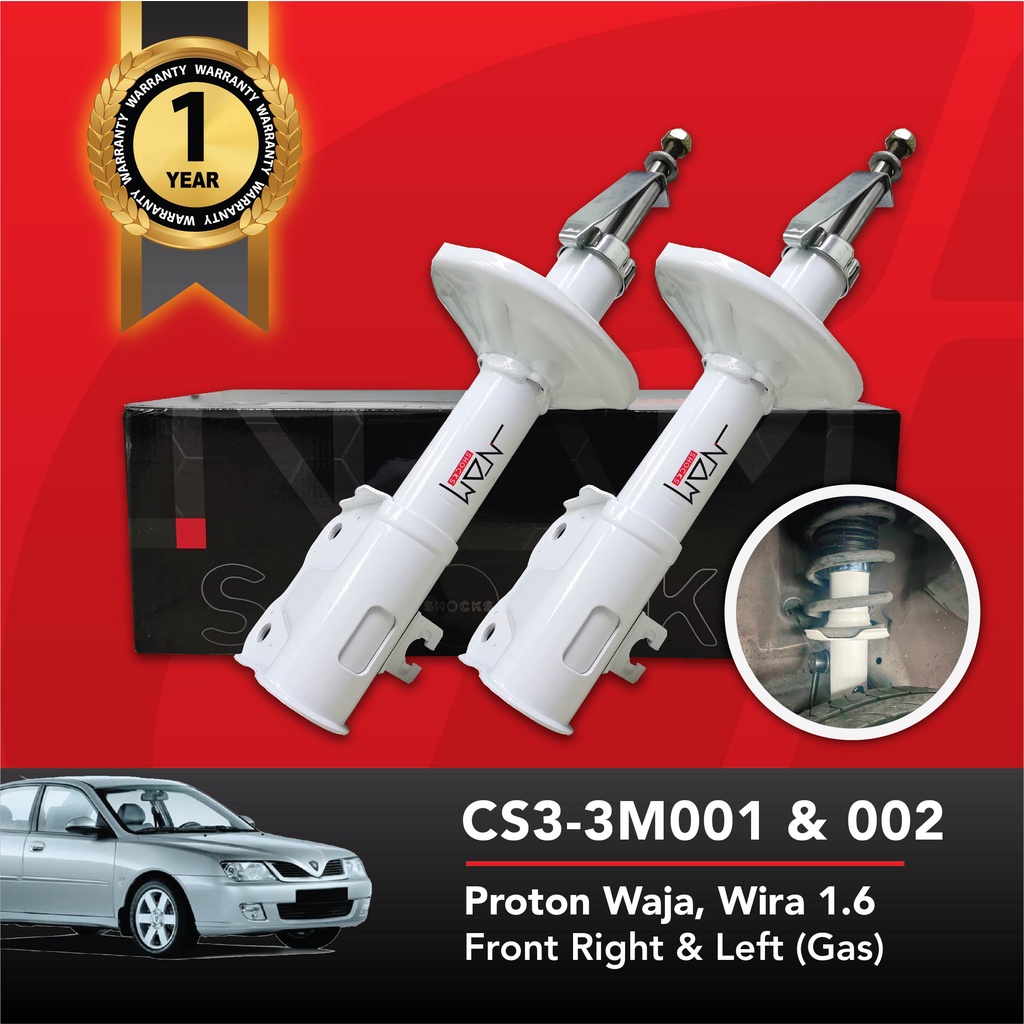 Proton Waja & Wira 1.6 & WIRA SE Nam Shocks Front Absorber - CS3-3M001 ...