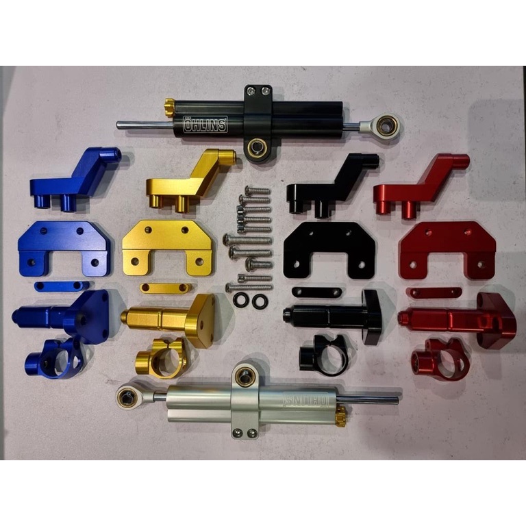 YAMAHA R25 v1 OHLINS STEERING DAMPER RACING SIAP DAMPER BRACKET PREMIUM ...