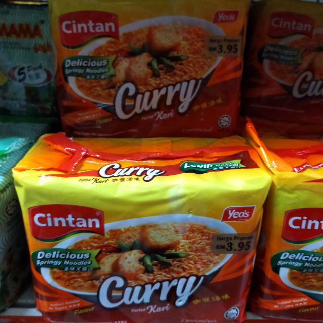 cintan instant noodles curry flavor 76gx5 | Shopee Malaysia