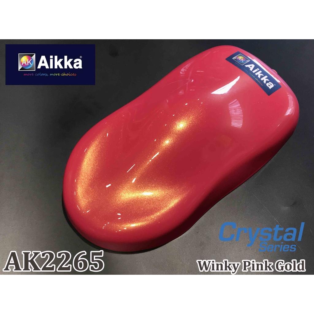 AIKKA Paints AK2265 Crystal Effect Colour / WINKY PINK GOLD / Warna Cat ...