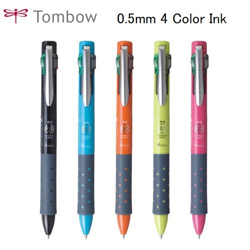 Tombow Reporter Smart 4 Multi Pen 4 Color Ink 0.5mm Choose from 5 Body ...