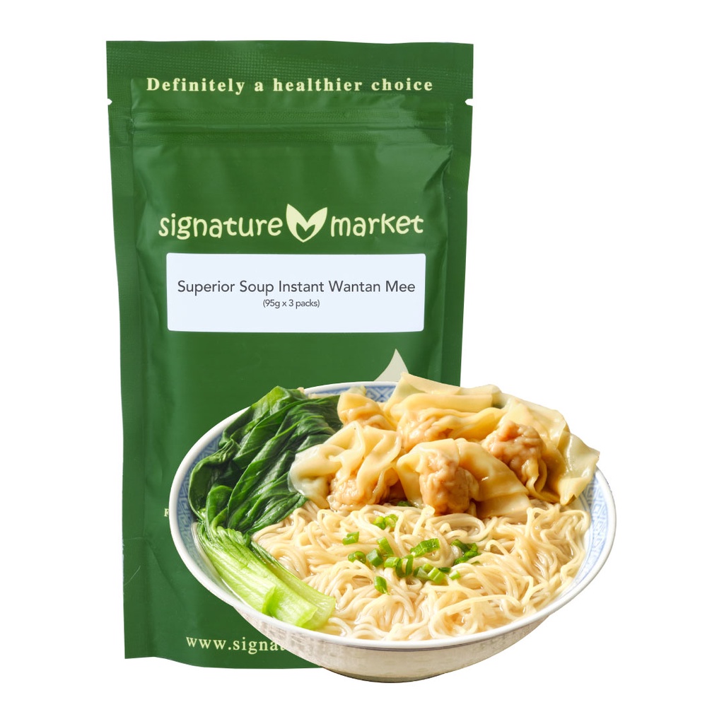 Signature Market Superior Soup Instant Wantan Mee (95g x 3 packs ...