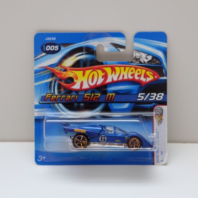 Hot Wheels Ferrari 512M Blue Short Card First Edition | Shopee Malaysia