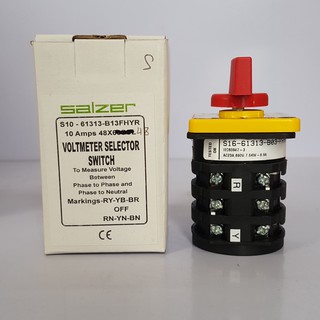 SALZER Voltmeter Selector Switch 10A 16A S10 S16 | Shopee Malaysia