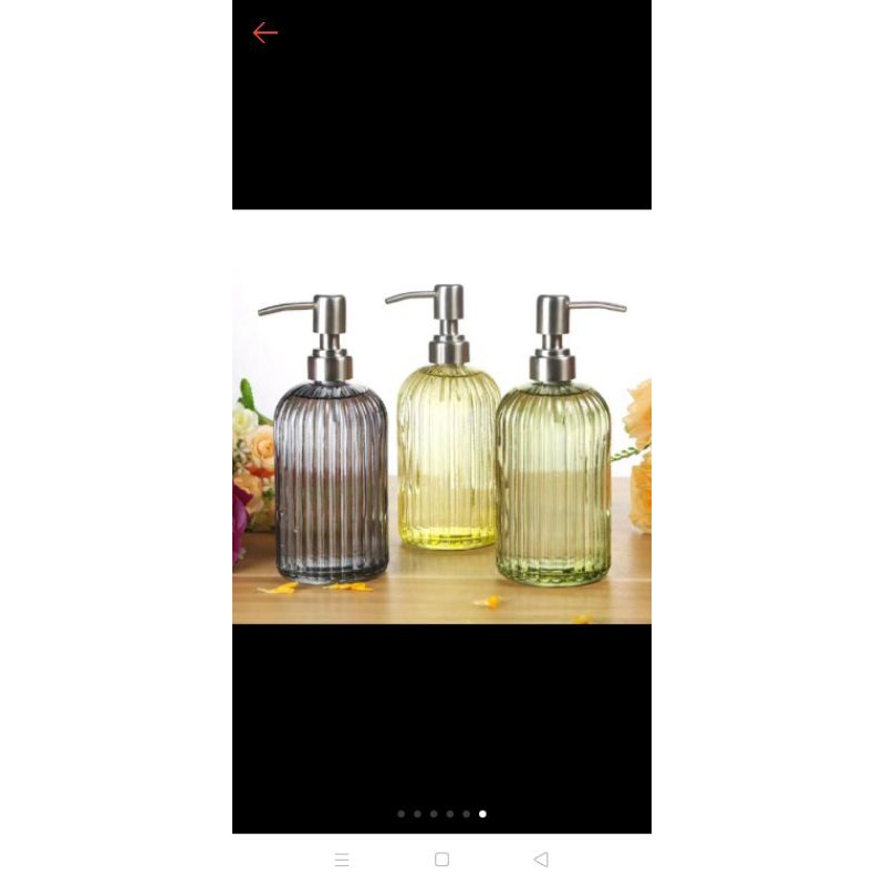 BOTOL SABUN KACA (BULAT) | Shopee Malaysia