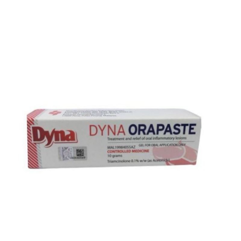 DYNA ORAPASTE 10G FOR MOUTH ULCER | Shopee Malaysia