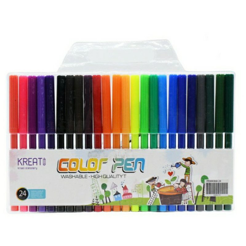 Pen 24pcs magic colour Magic pen with 24 colours in setIdea for drawing ...