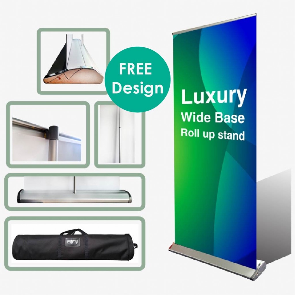Luxury Roll Up Bunting With Printing + FREE Design | Shopee Malaysia