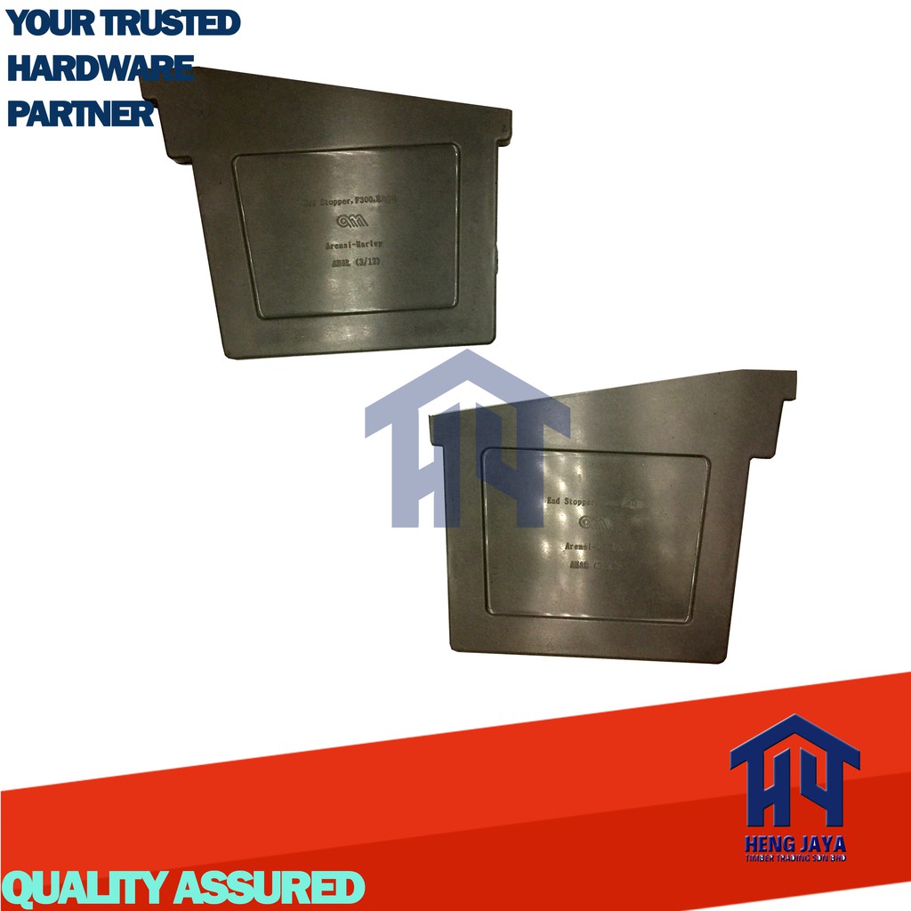 [ARENSI-MARLEY] F300 GUTTER END STOPPER (SET~ LEFT & RIGHT) PVC ...