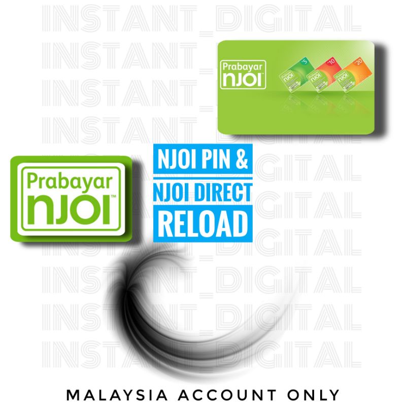 Njoi Prepaid Pin Dan Njoi Prepaid Direct Topup | Shopee Malaysia