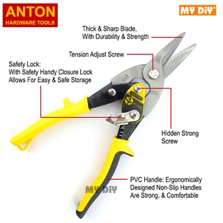 Pemotong zink/ 10" Anton Aviation Snips Straight Cut Snip Cutter Zinc ...