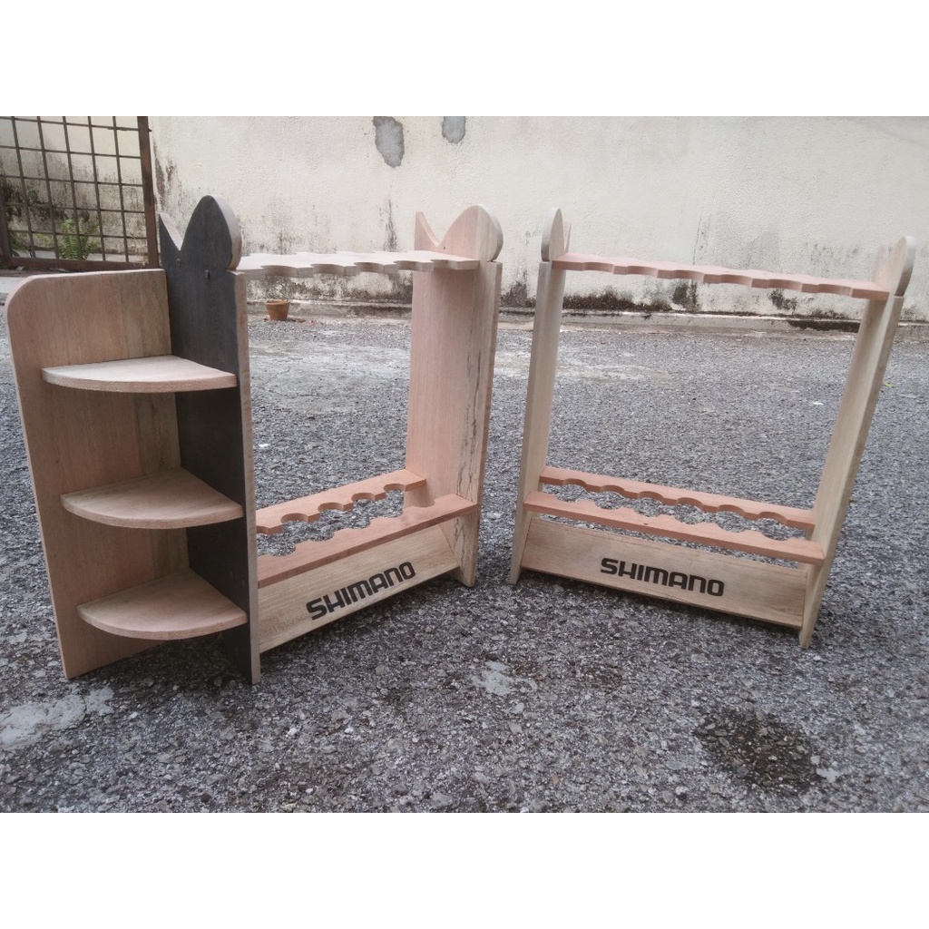 Rod rack/tempat letak pancing/rak joran | Shopee Malaysia