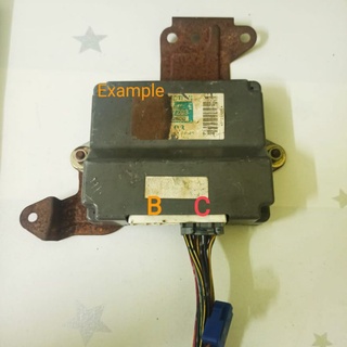 (Daihatsu) Ecu 2 Socket / Soket ecu (gray) Kelisa Kenari 1000 cc 1.0 cc ...