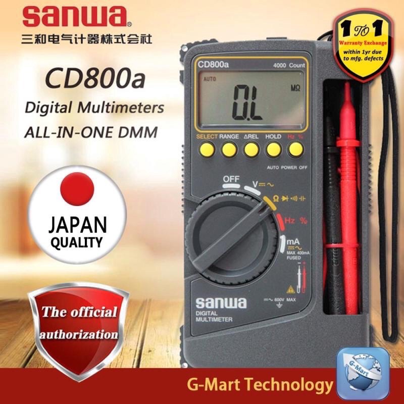 Sanwa CD800a Digital Multimeter (ORI SANWA JAPAN) | Shopee Malaysia