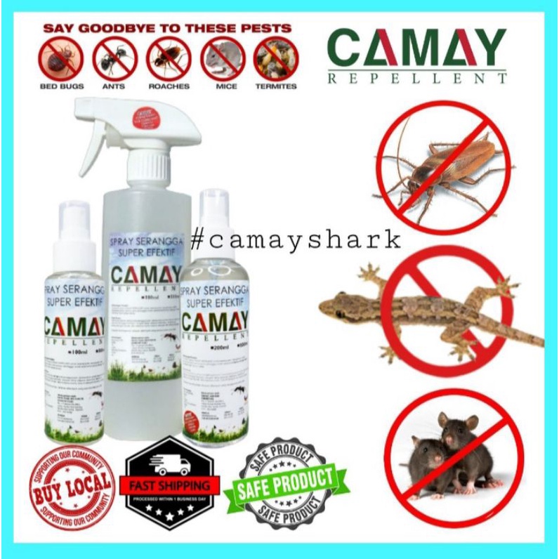 CAMAY SPRAY |SPRAY SERANGGA UTK LIPAS CICAK KUTU ULAT| SPRAY SERANGGA ...