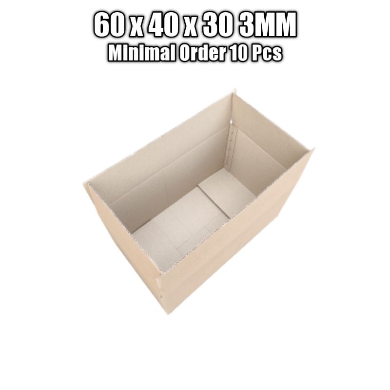 Large JUMBO Plain Cardboard Transfer BOX PACKING BOX 60x40x30 | Shopee ...