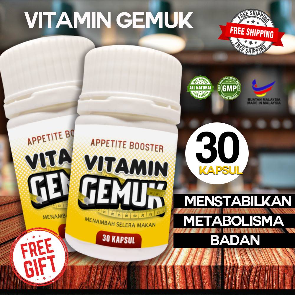 ubat gemuk, vitamin gemuk tambah berat lulus kkm + gift | Shopee Malaysia