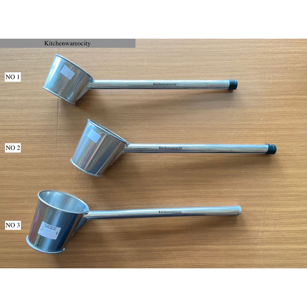 Water Ladle / Soup Ladle / Hot Water Ladle / Steel Water Ladle / Gayung ...