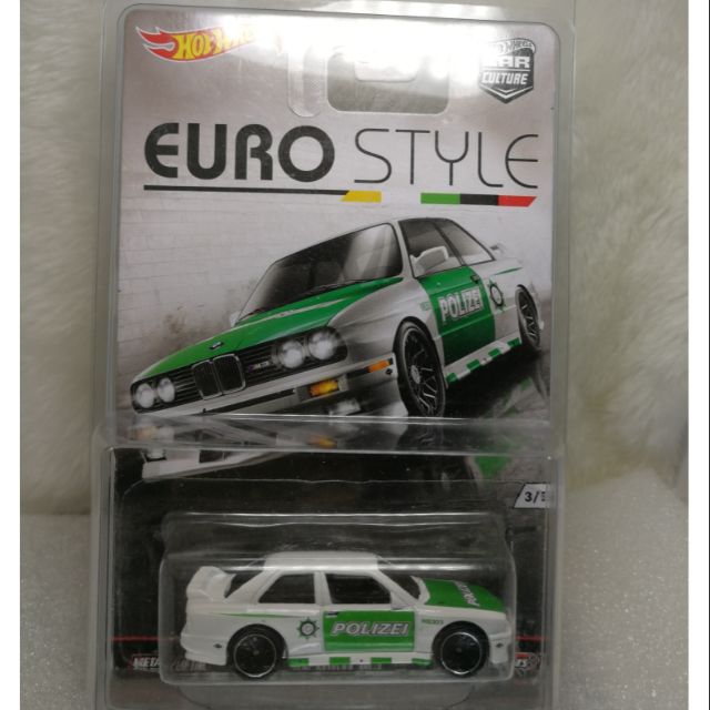 Toys HW HOT WHEELS 2016 CAR CULTURE EURO STYLE #3/5 92 BMW M3 WHITE ...