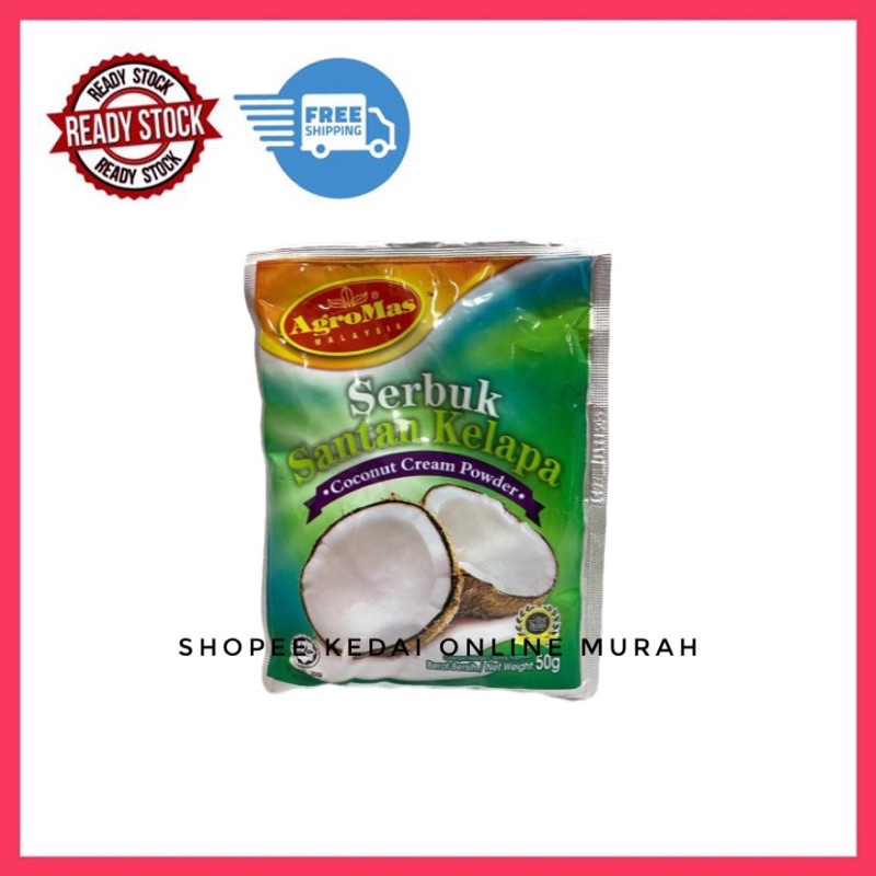 Serbuk Santan Kelapa Agromas 50g | Shopee Malaysia