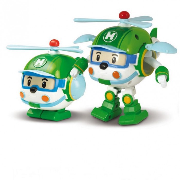 Robocar Poli Robot Transform Car Toy (Heli-Green) | Shopee Malaysia