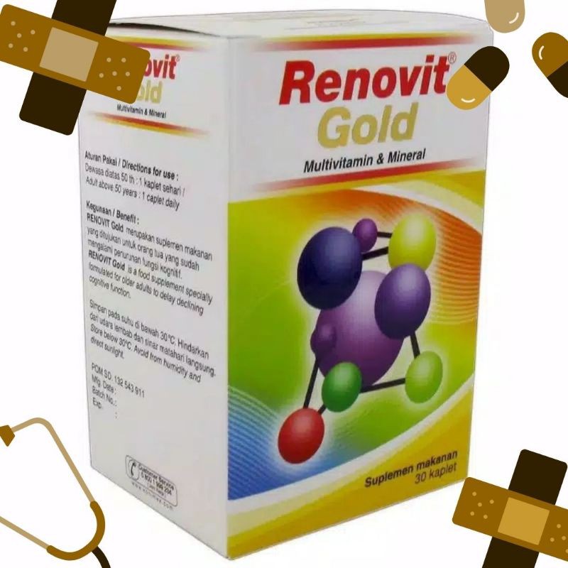 Renovit Gold Bottle Contains 30 Tablets | Shopee Malaysia