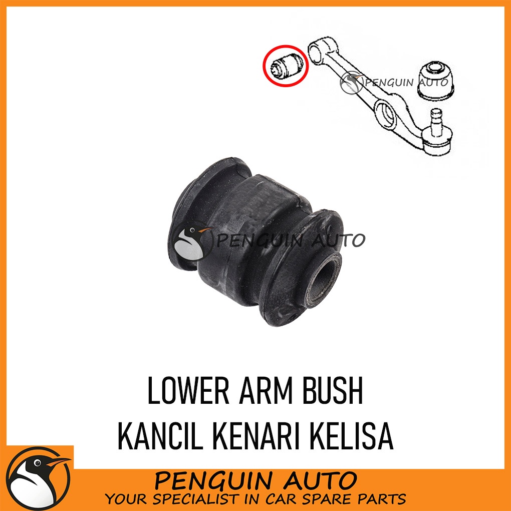 PERODUA KANCIL KENARI KELISA FRONT LOWER ARM BUSH SMALL 48654-87203 ...