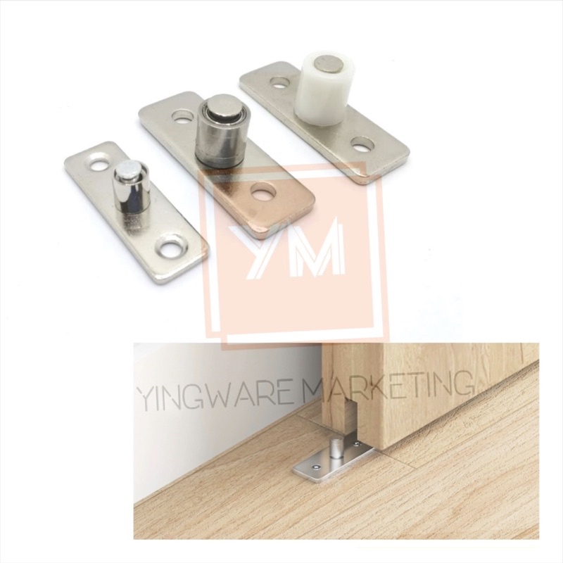 Sliding door roller wheel floor guide metal pvc nylon | Shopee Malaysia