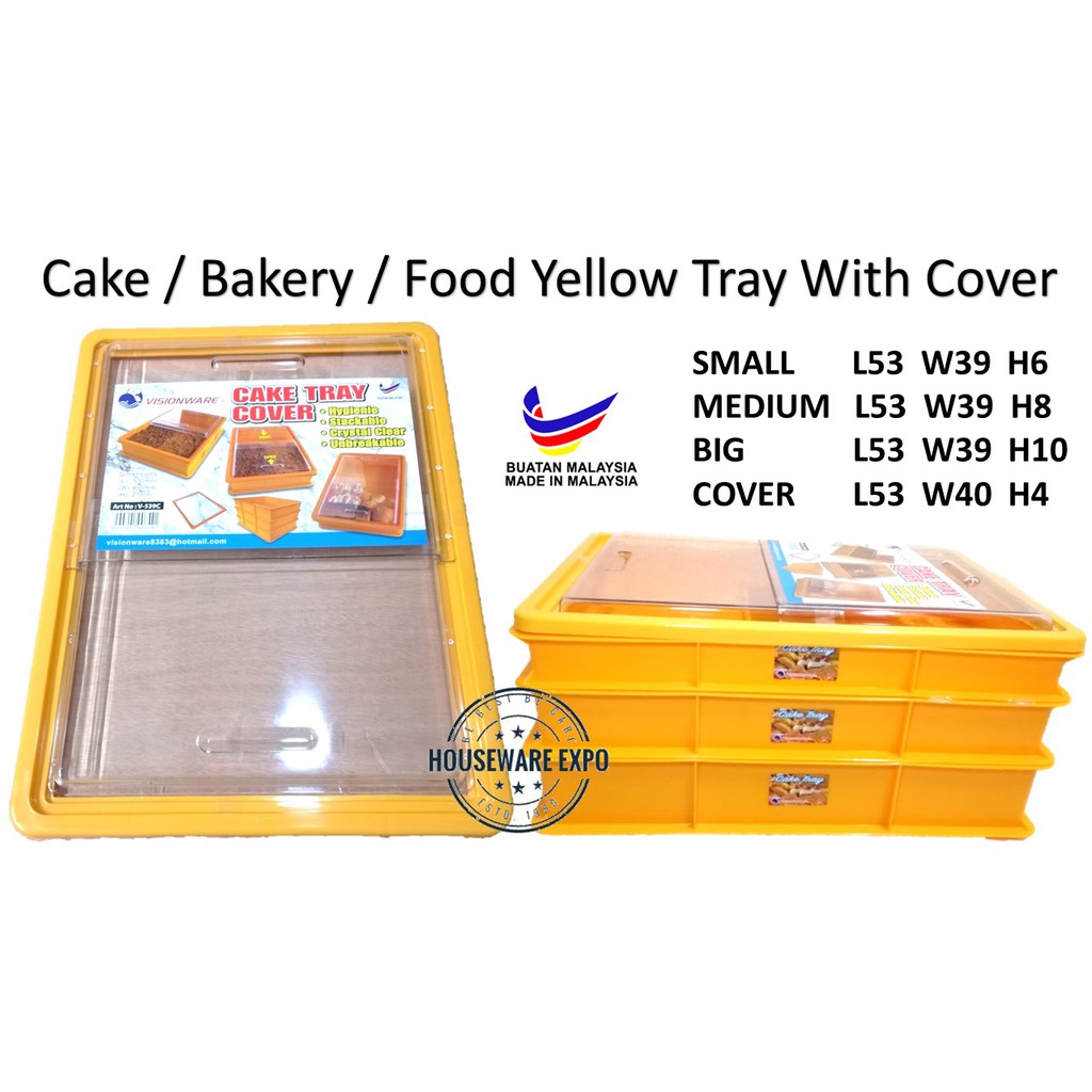 Cake Tray/Yellow Tray /Bakery Tray/Food Tray/ Cake Tray Plastic Yellow ...