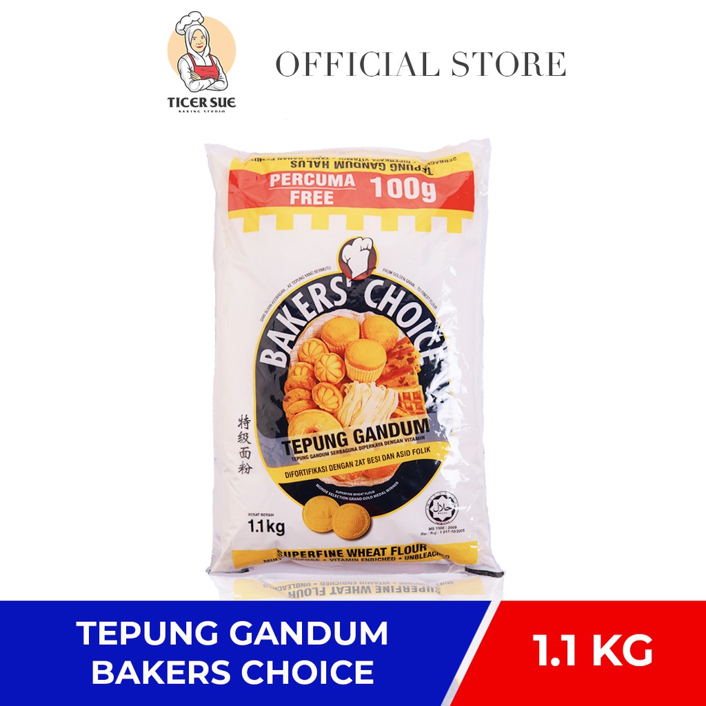 Tepung Gandum Bakers Choice (1.1KG) | Shopee Malaysia