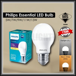 [SIRIM] Philips LED Stick Bulb E14 E27 PLC Energy Saving MyCare Lighting Home Ceiling Lamp Down ...