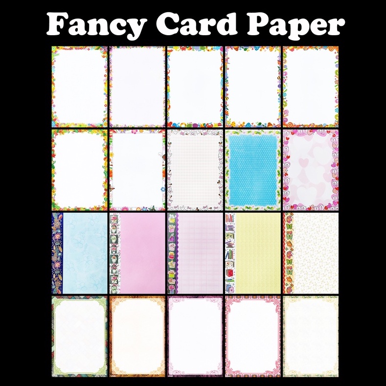 A4 Pattern Color Fancy Card Paper / Kertas Folio Binding Cover / Kertas ...