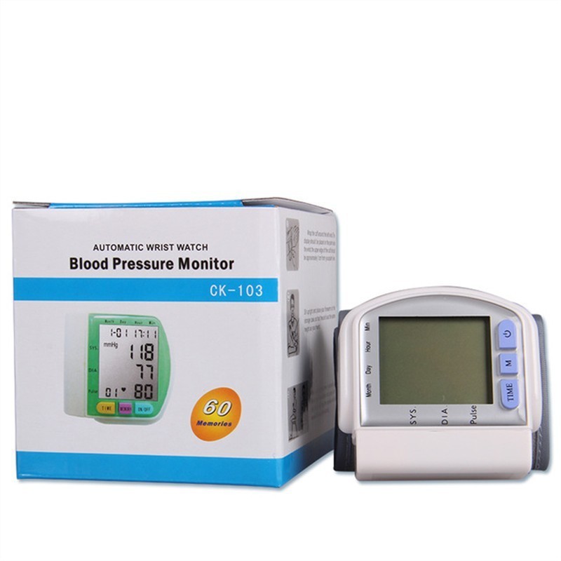 Blood Pressure Monitor Pulsometro Wrist Sphygmomanometer Toma Presion ...