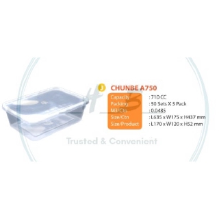 CB Ware [50sets]A500 A650 A750 A1000 A1500 Chunbe Rectangular Microwave ...