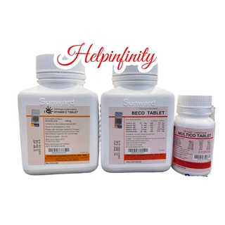 Sunward Vitamin C 100mg / Sunward BECO Tabs / Sunward MULTICO Tabs ...