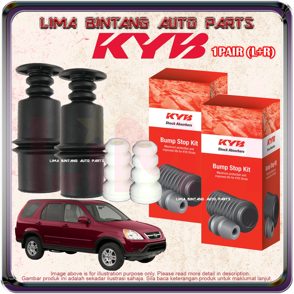 Honda Crv S9A Front / Rear Absorber Cover Dust Protector , Shaft Bush Bump Stop KAYABA KYB (2002 ...