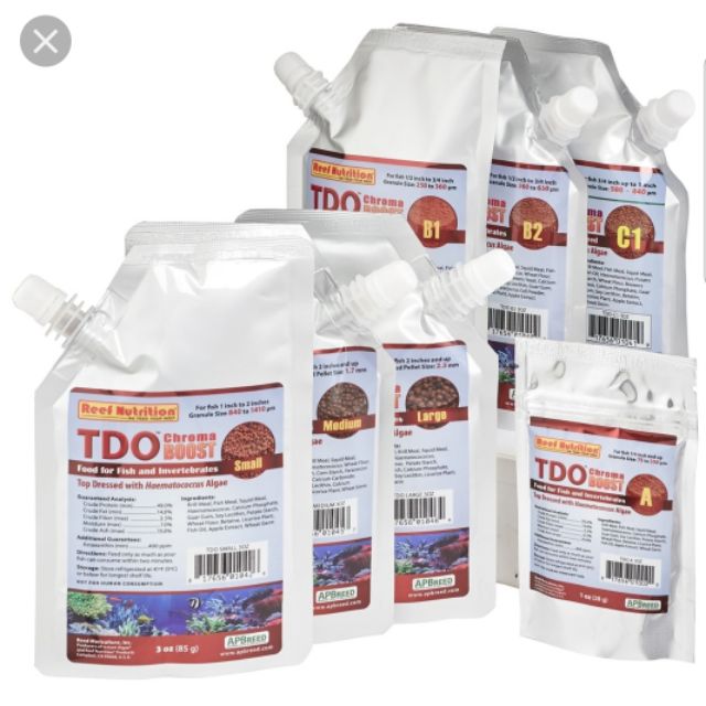 Reef Nutrition TDO Chroma Boost Fish Food 3oz (85g) | Shopee Malaysia