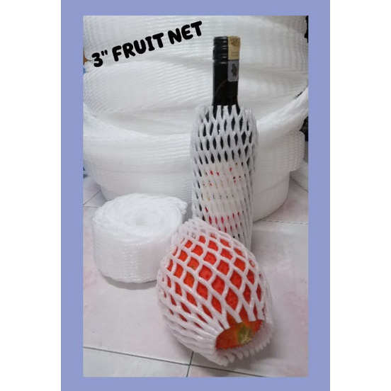 3" x 1 meter fruit net foam netting roll sarung buah sponge cover glass ...