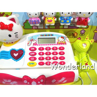 Hello Kitty Cashier Store Toys mini Market ( Music and Light) | Shopee ...