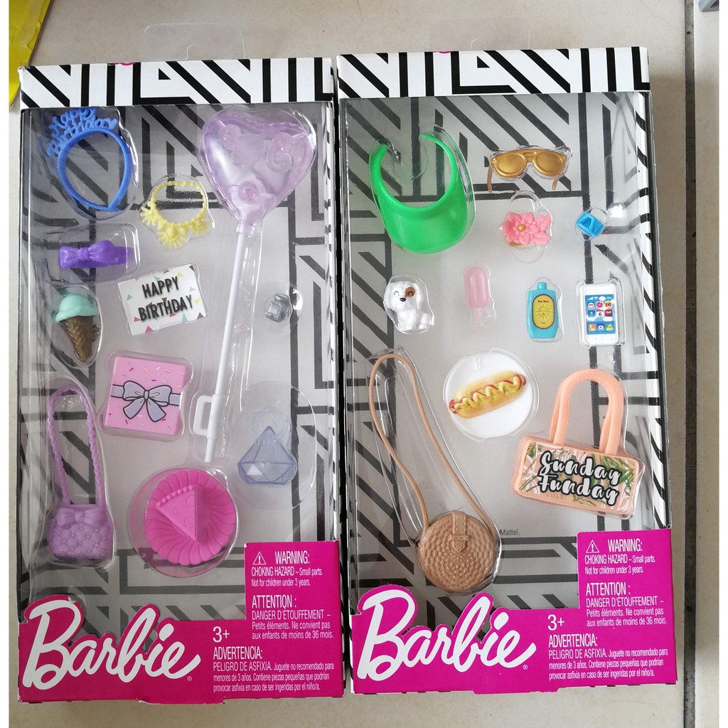 (READY STOCK) GENUINE MATTEL BARBIE FASHION ACCESSORIES PACK (EACH SOLD ...
