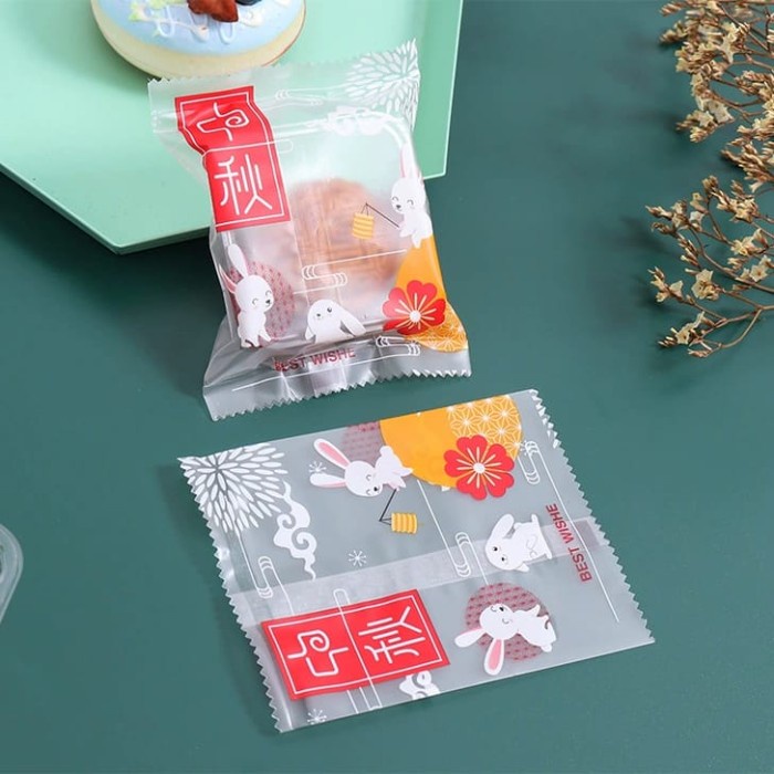 Mooncake bunny Wrapping Bag Lantern MC-01 / Moon Cake Plastic / Plastic ...