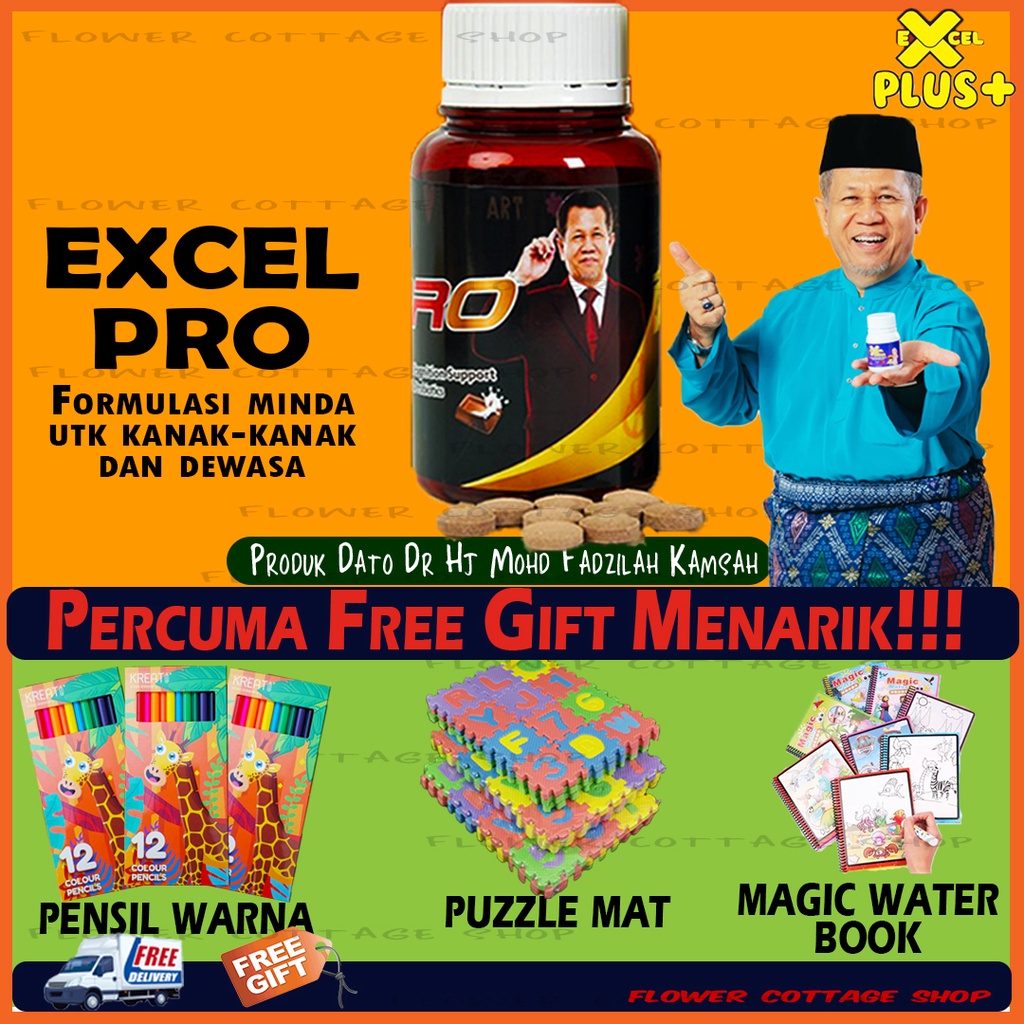 EXCEL PRO excelpro / MIND BOOSTER 100% ORIGINAL HQ VITAMIN MINDA ...