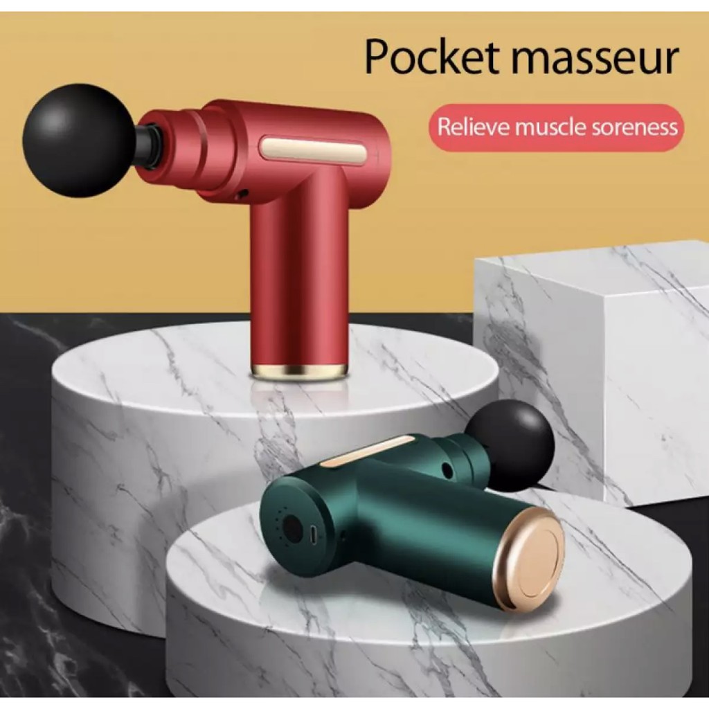 Mini Muscle Massage Gun Compact and Silent Portable Muscle Relaxation 6 ...