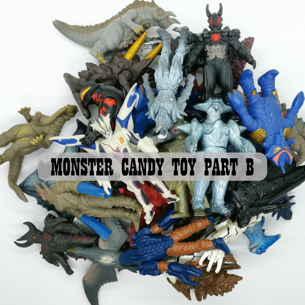 Pre Owned Bandai 10cm Ultraman Monster part B alien kaiju dinosaur ...